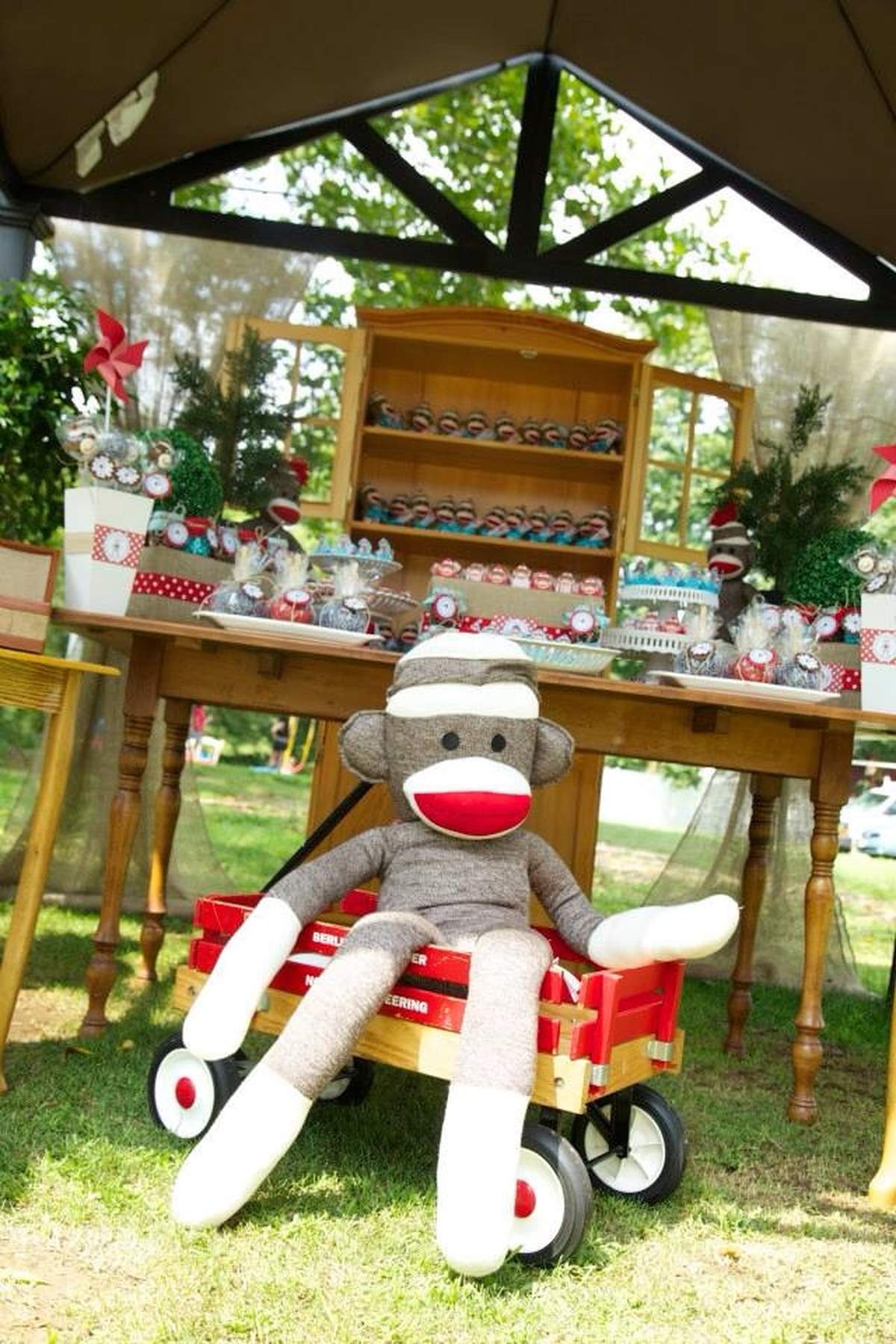 Sock Monkey Birthday Party Ideas | Photo 5 of 22 | Catch My Party