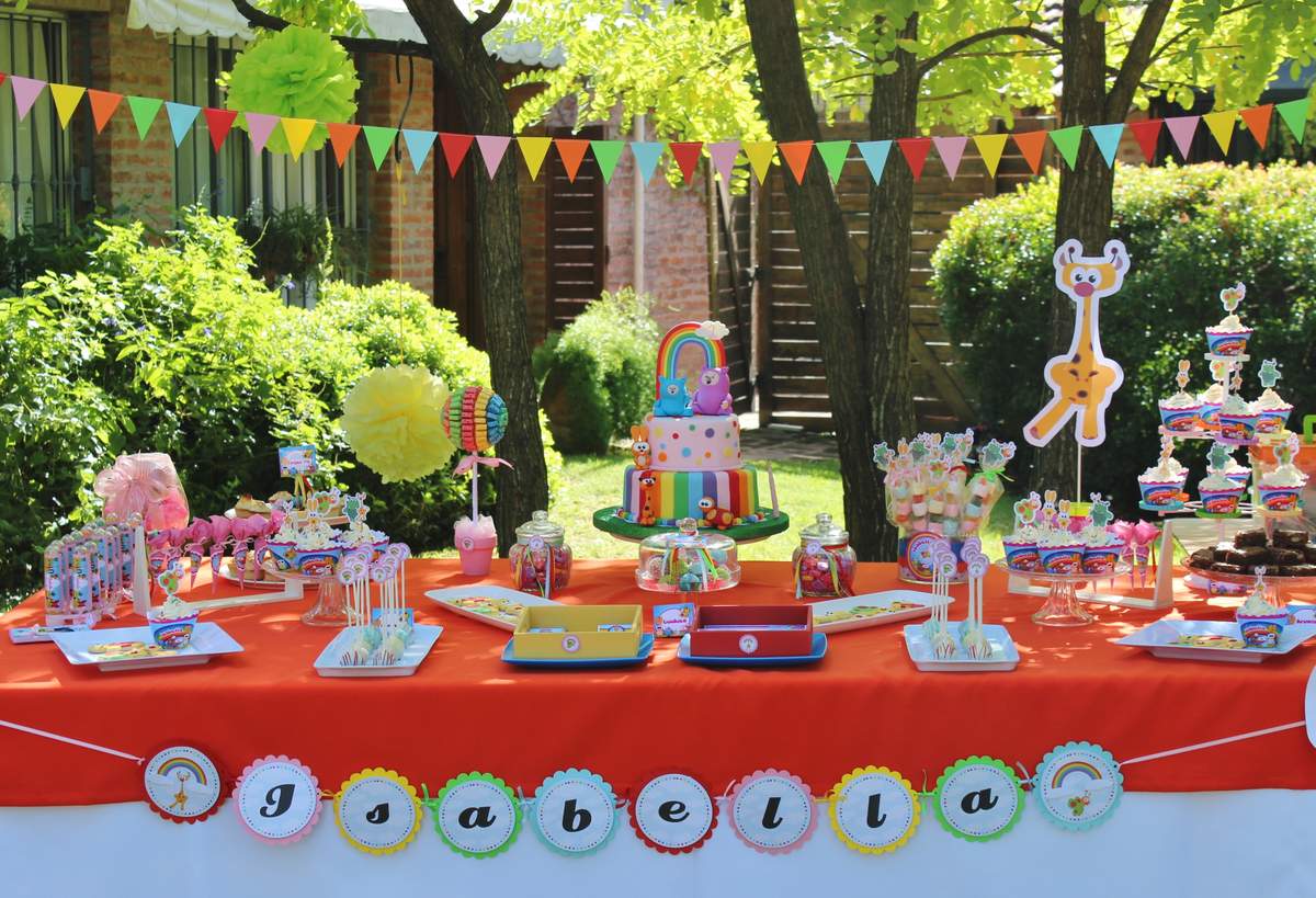 Rainbow & Animals / Birthday "Baby TV " | Catch My Party