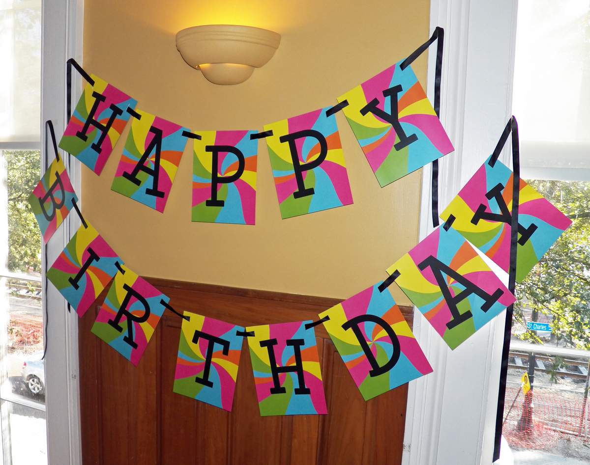 Dance Party/ Rainbow Swirl Birthday Party Ideas | Photo 3 of 25 | Catch ...