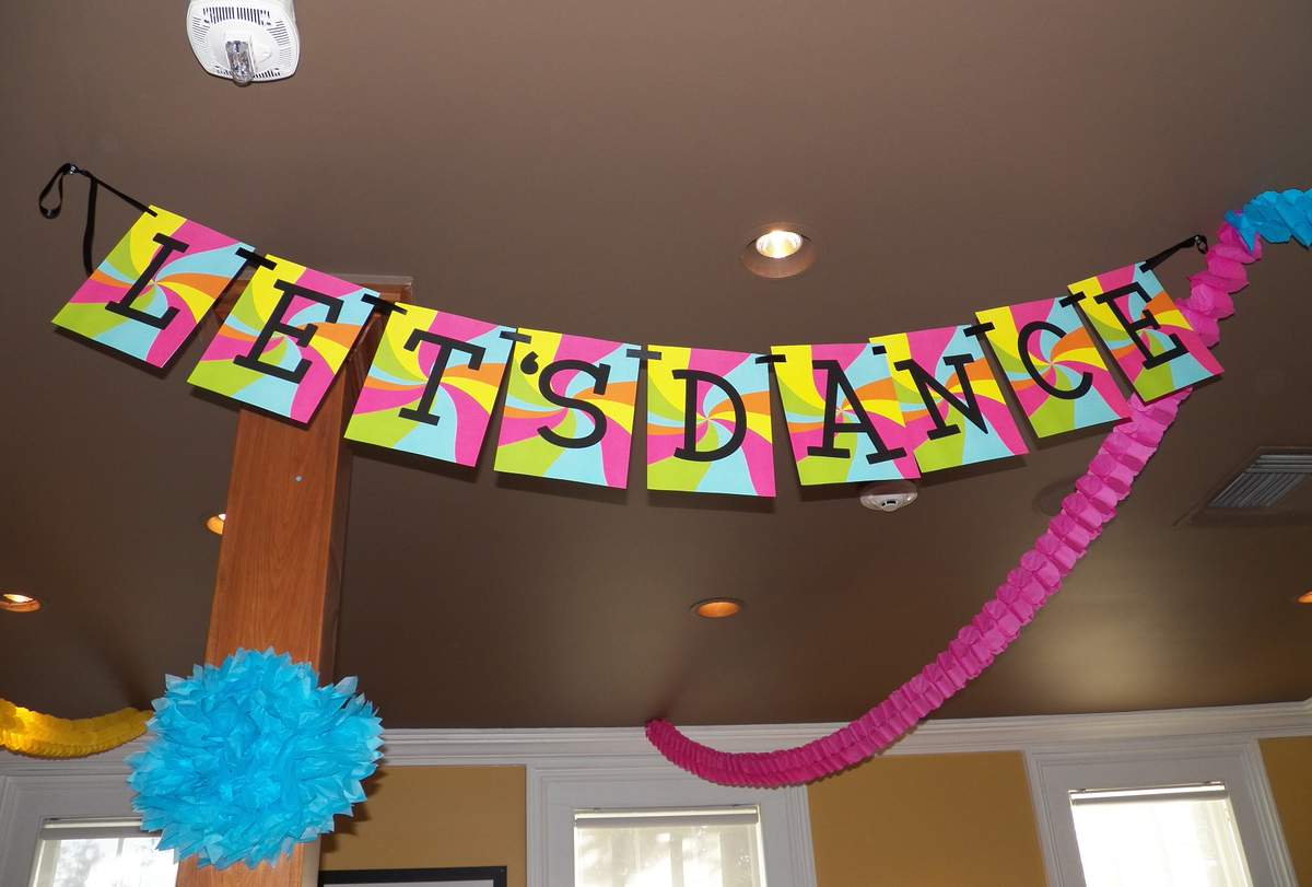 Dance Party/ Rainbow Swirl Birthday Party Ideas | Photo 17 of 25 ...