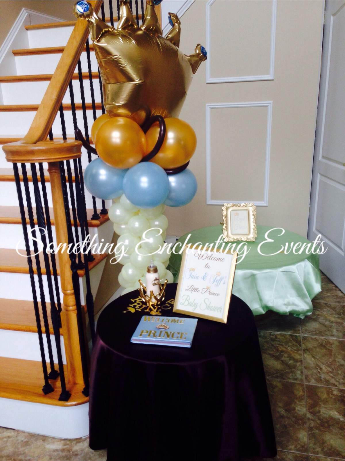 Welcome Prince Baby Shower Party Ideas | Photo 1 of 31 | Catch My Party