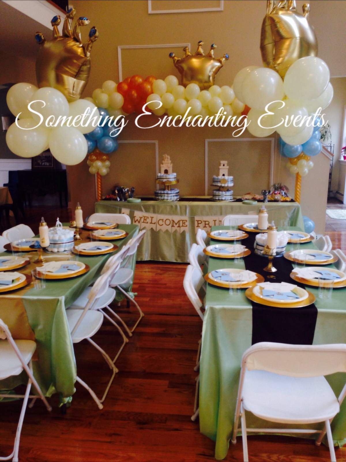 Welcome Prince Baby Shower Party Ideas | Photo 1 of 31 | Catch My Party