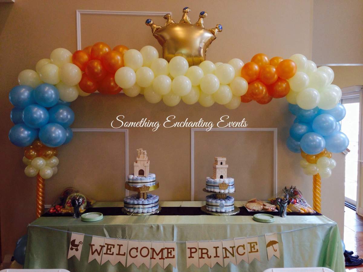 Welcome Prince Baby Shower Party Ideas | Photo 15 of 31 | Catch My Party