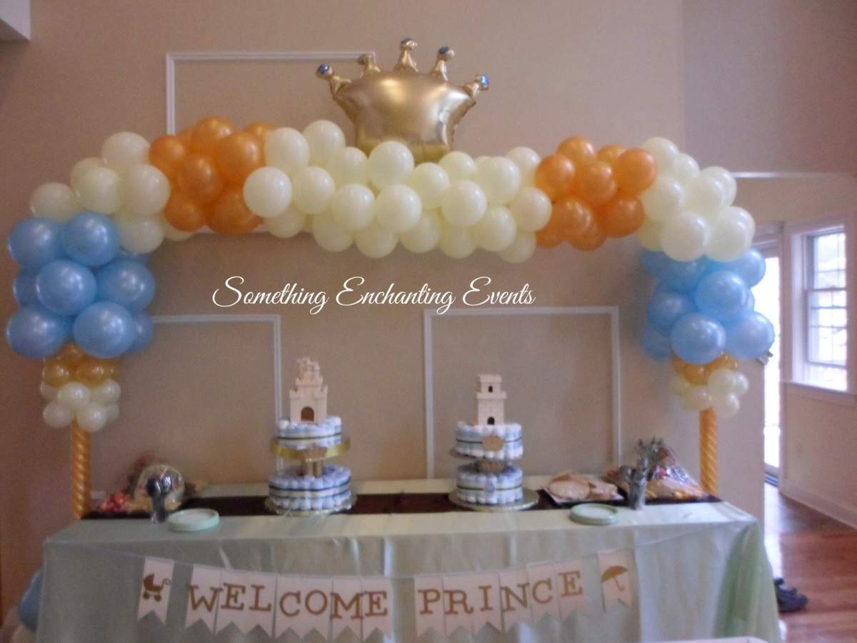 Welcome Prince Baby Shower Party Ideas | Photo 15 of 31 | Catch My Party