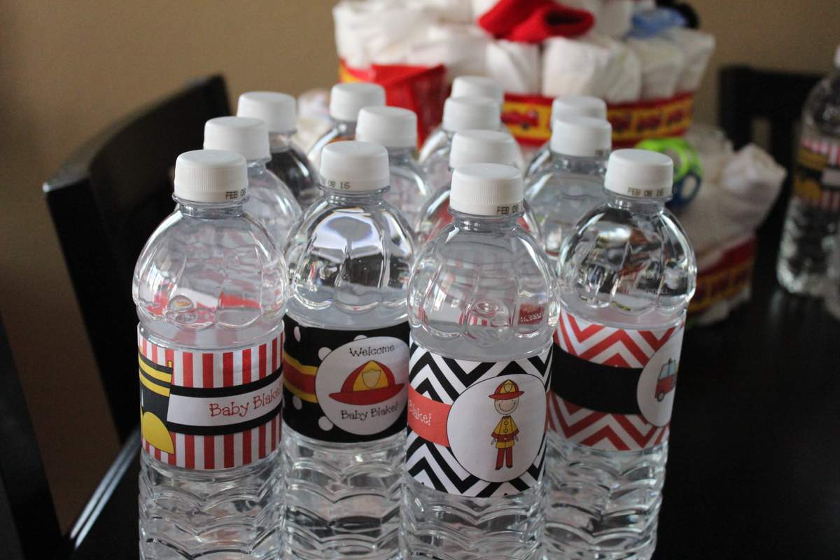 Firefighter Baby Shower Party Ideas | Photo 1 of 22 | Catch My Party