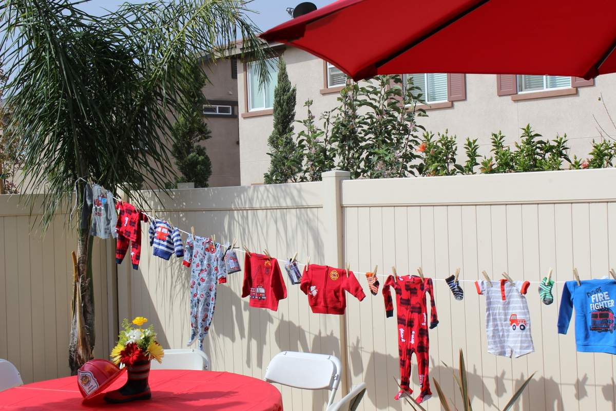 Firefighter Baby Shower Party Ideas | Photo 21 of 22 | Catch My Party