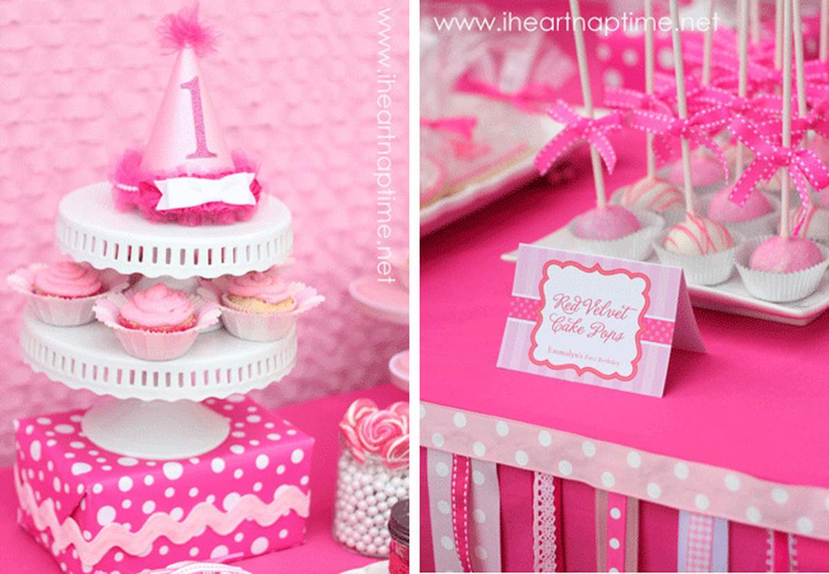 Pretty In Pink Birthday Party Ideas | Photo 2 of 15 | Catch My Party