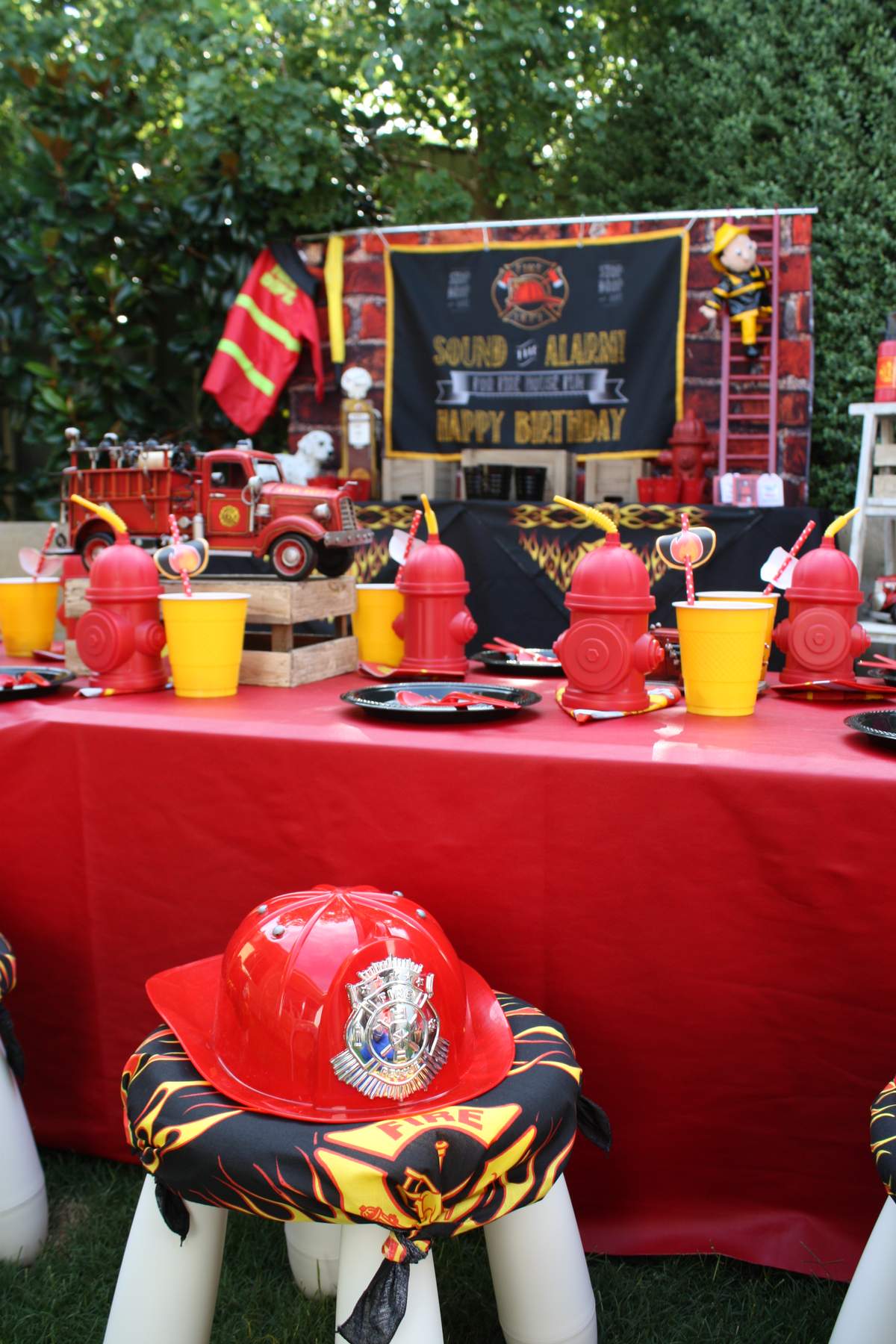 Fireman Birthday Party Ideas | Photo 2 of 8 | Catch My Party