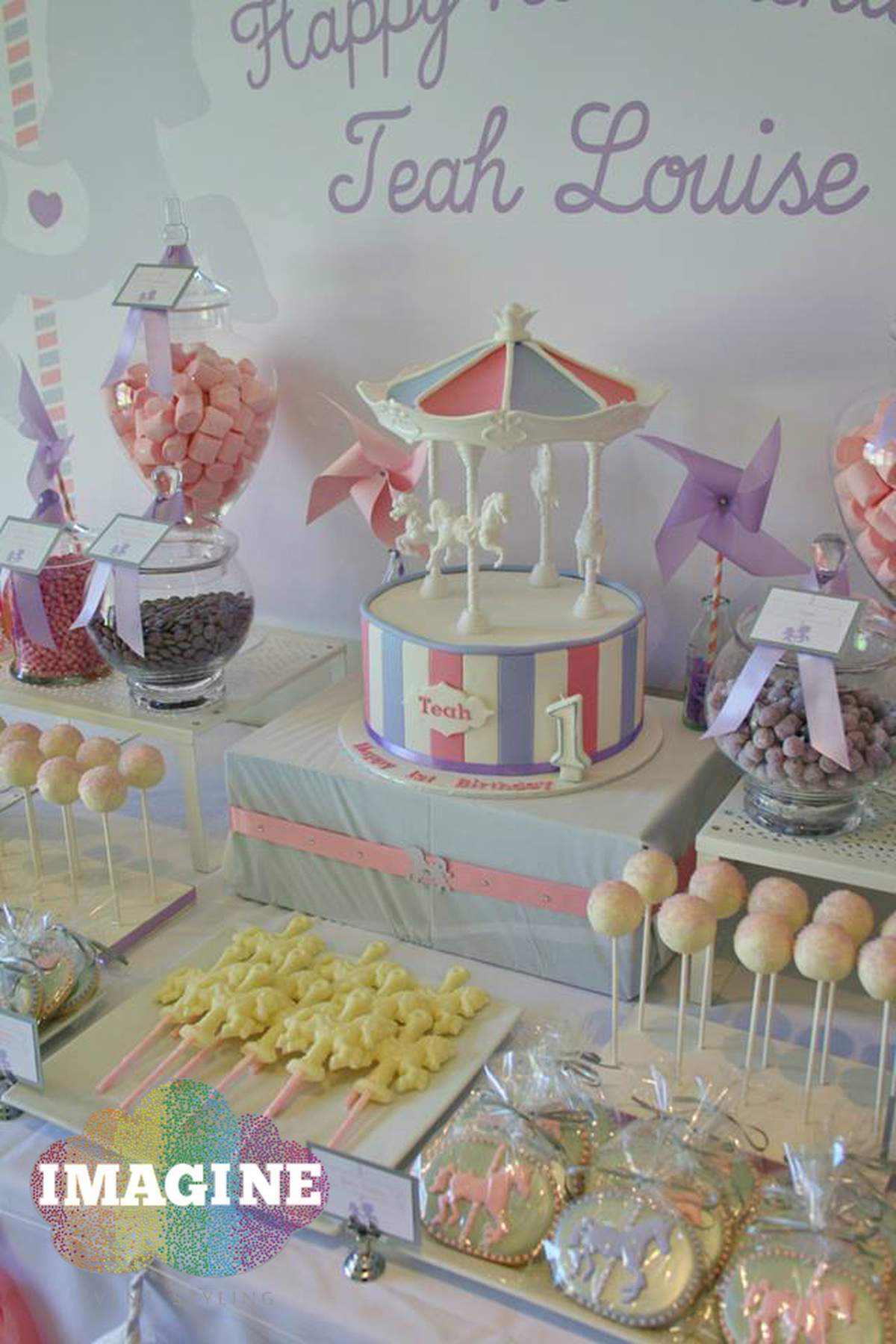 Carousel Birthday Party Ideas | Photo 3 of 13 | Catch My Party