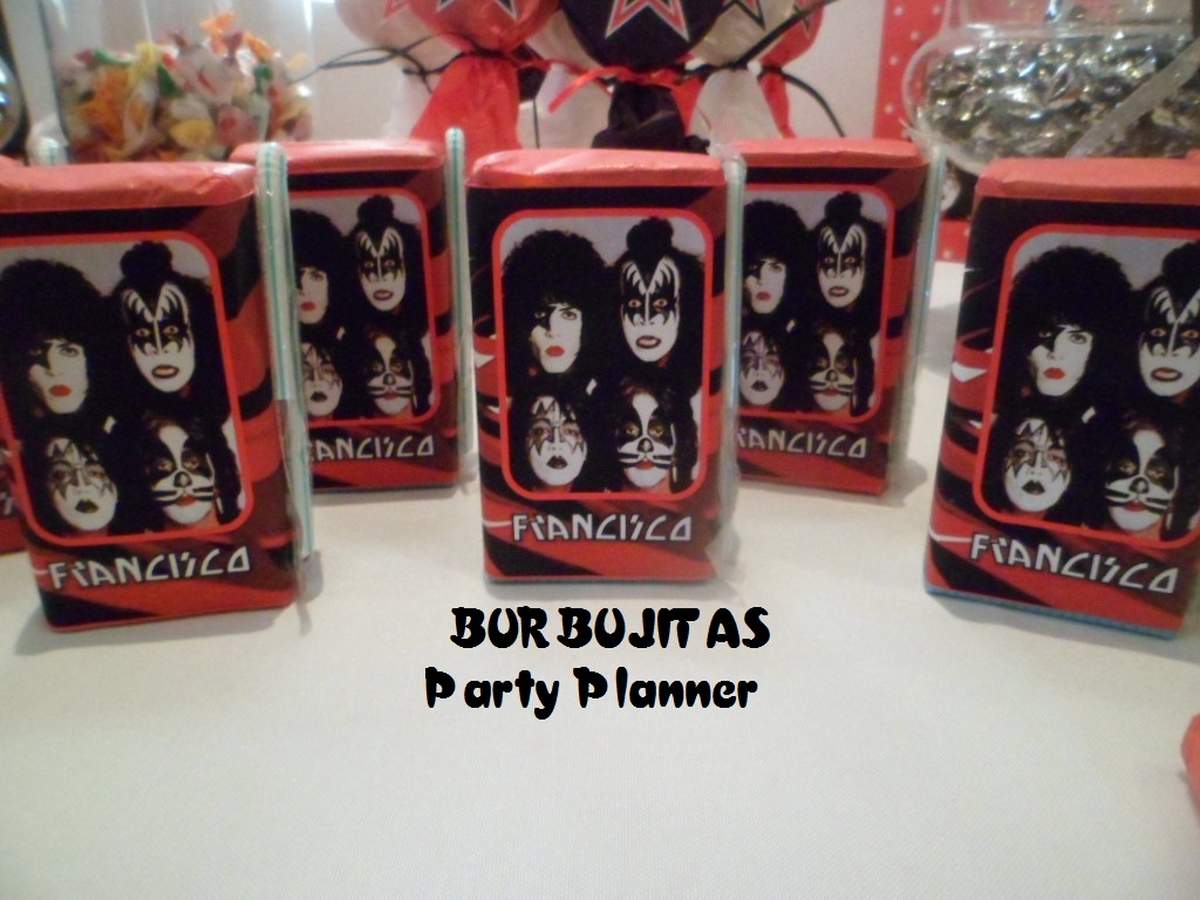 Rock Star KISS Birthday Party Ideas | Photo 5 of 20 | Catch My Party