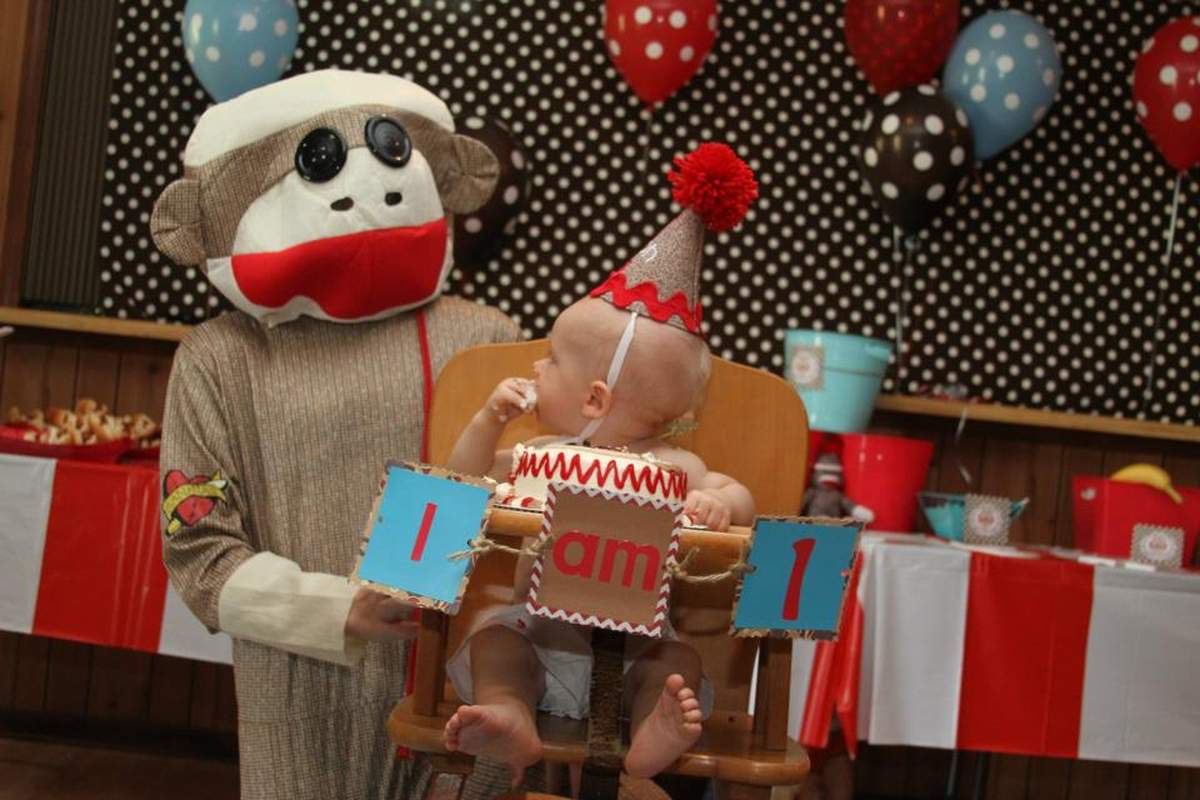 Sock Monkey Birthday Party Ideas | Photo 2 of 20 | Catch My Party
