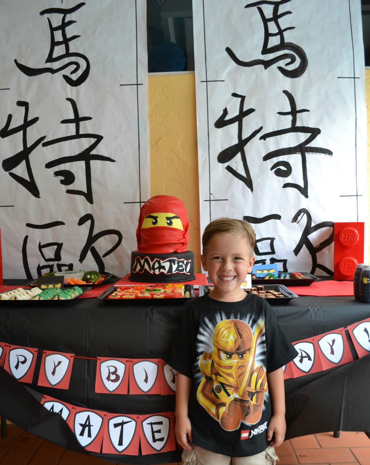 Lego Ninjago, Ninja Birthday Party Ideas | Photo 1 of 70 | Catch My Party