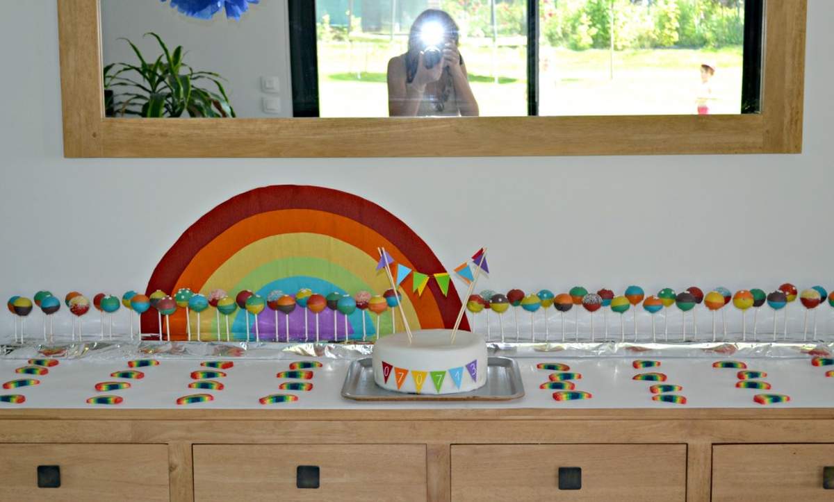 Rainbow Birthday Party Ideas | Photo 1 of 11 | Catch My Party