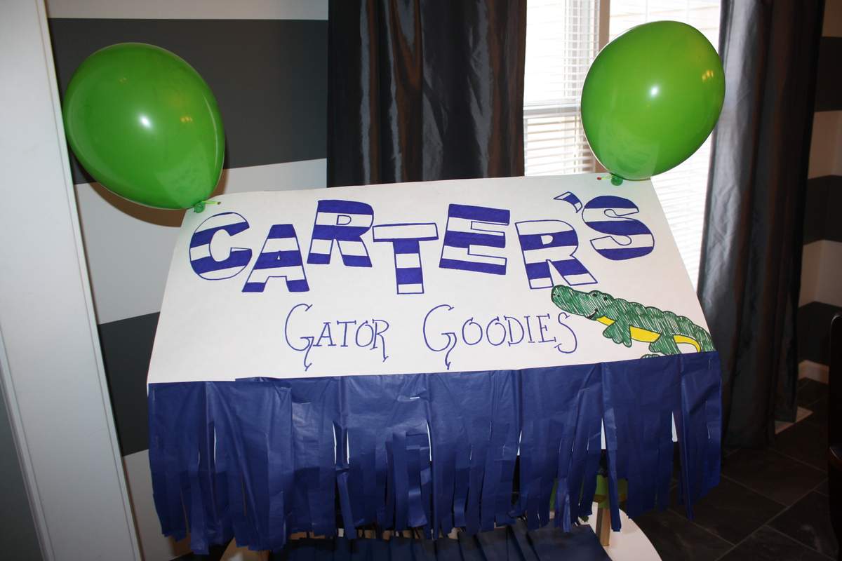 Alligators Birthday Party Ideas | Photo 1 of 12 | Catch My Party