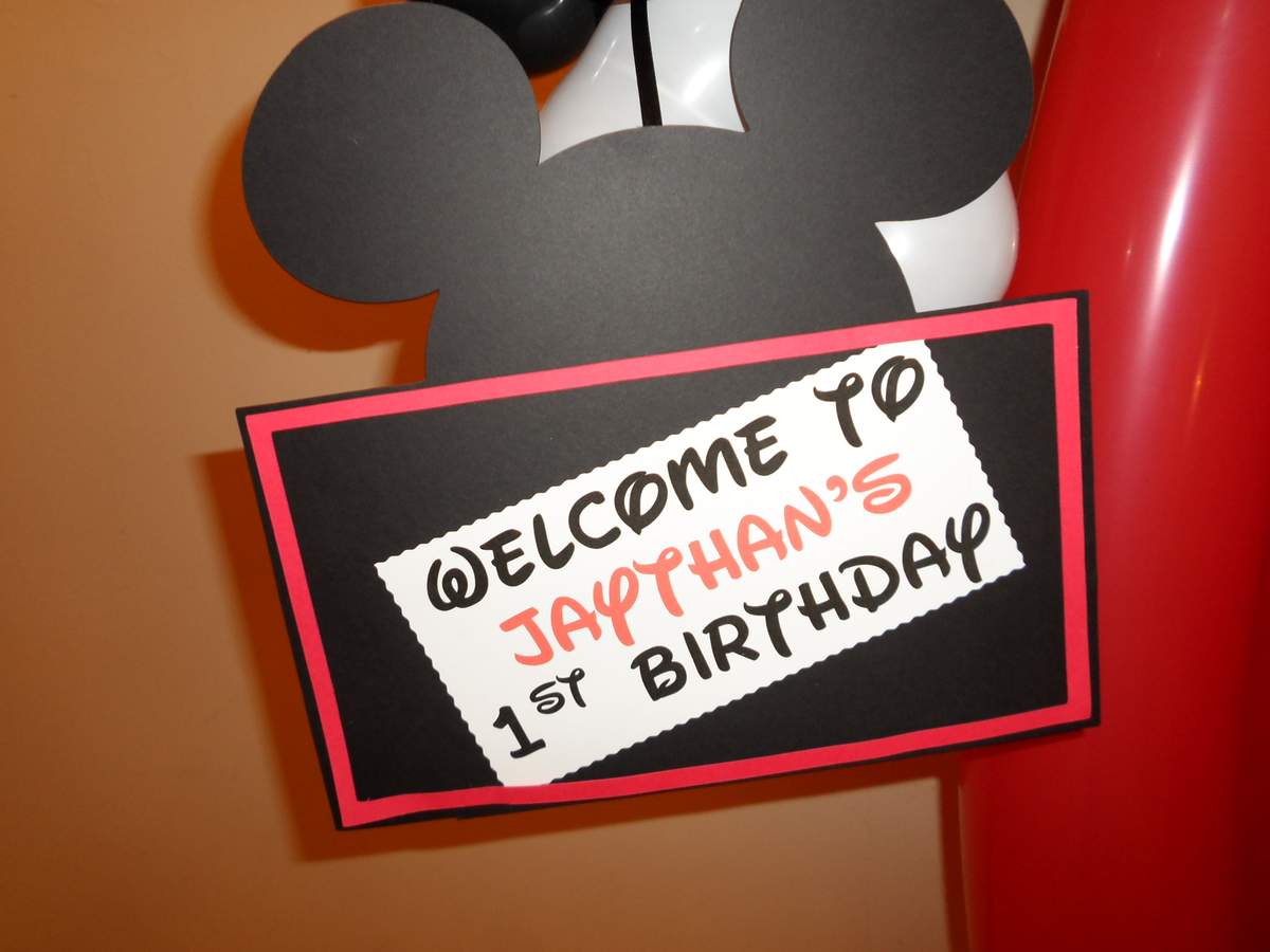 Mickey Mouse / Birthday "Jaythan's Club House 1st Bday" | Catch My Party