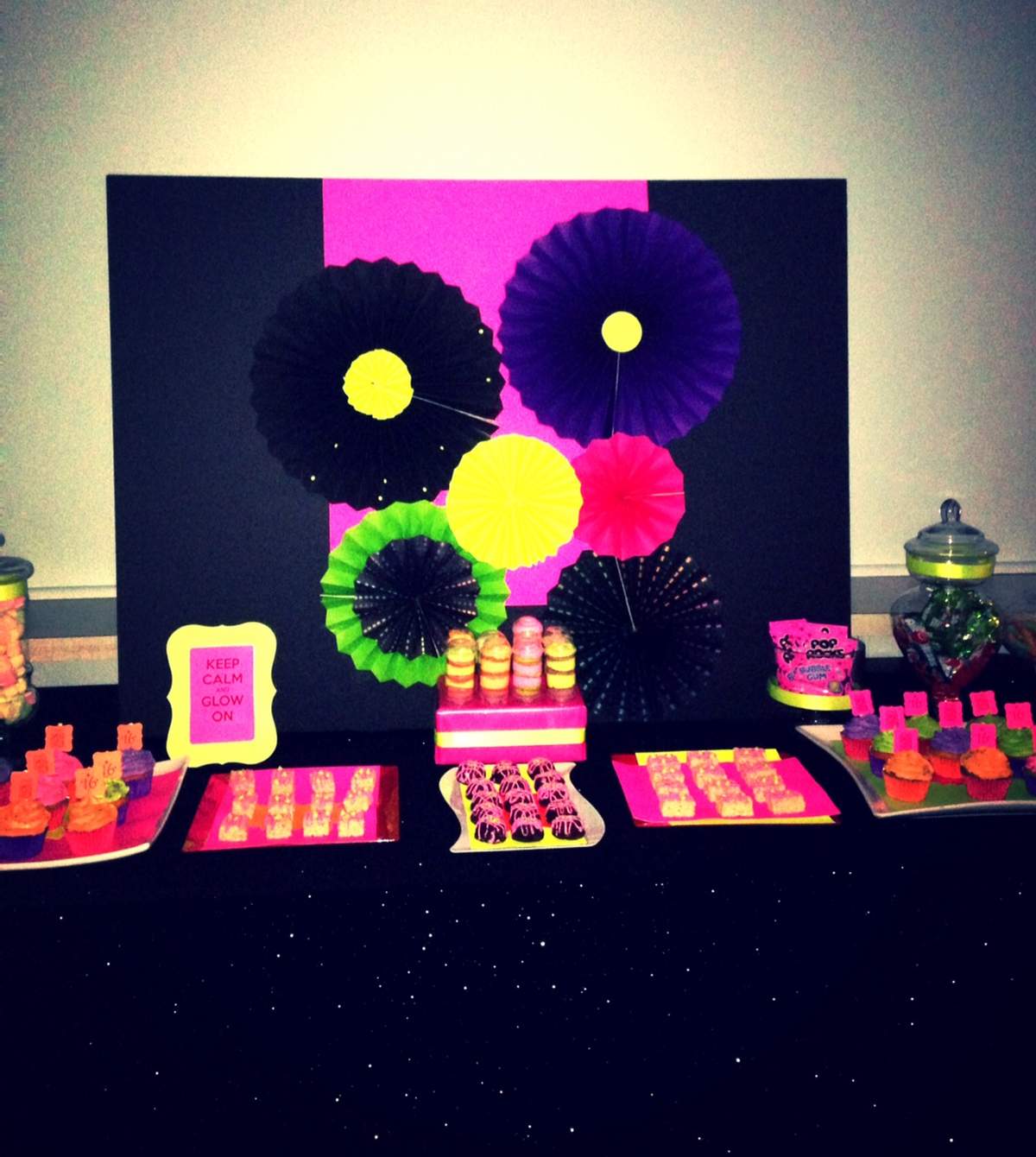 Neon Birthday Party Ideas | Photo 1 of 9 | Catch My Party