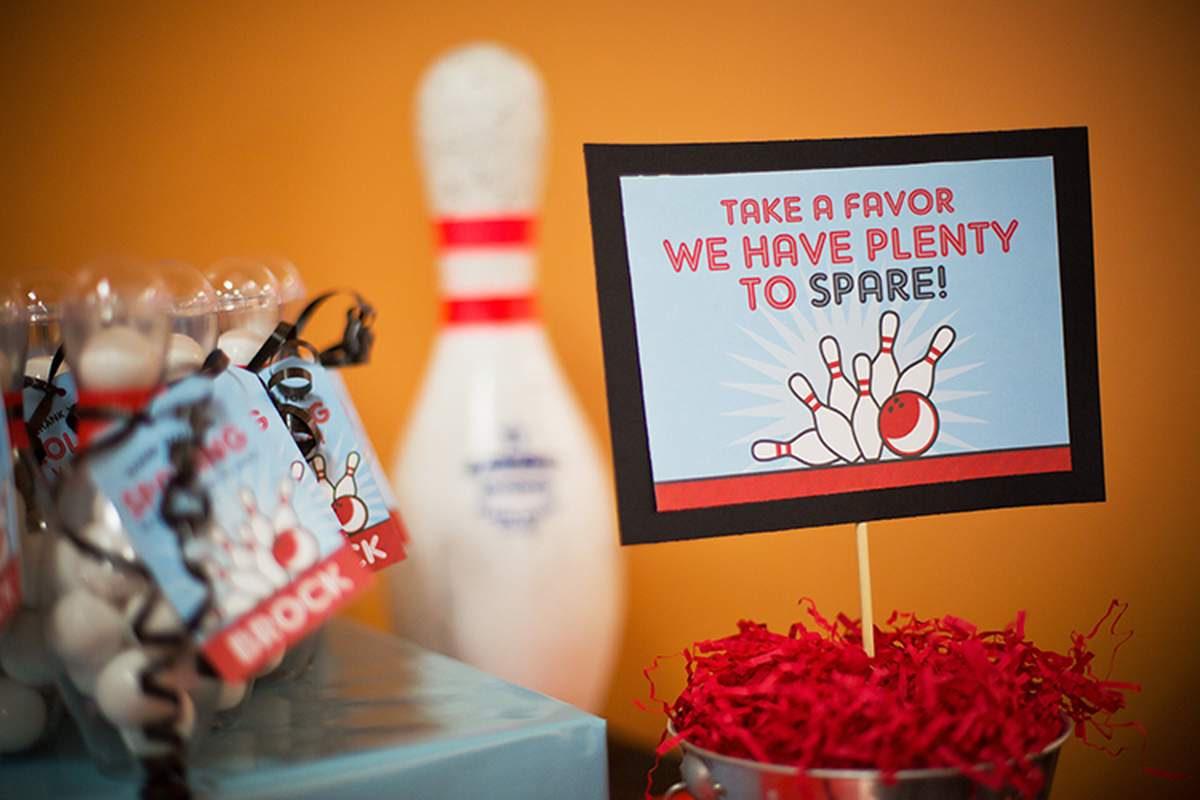 Bowling Birthday Party Ideas | Photo 2 of 35 | Catch My Party