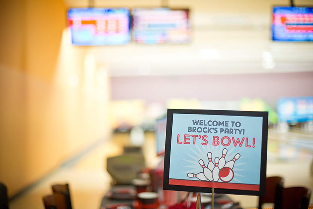 Bowling Birthday Party Ideas | Photo 2 of 35 | Catch My Party