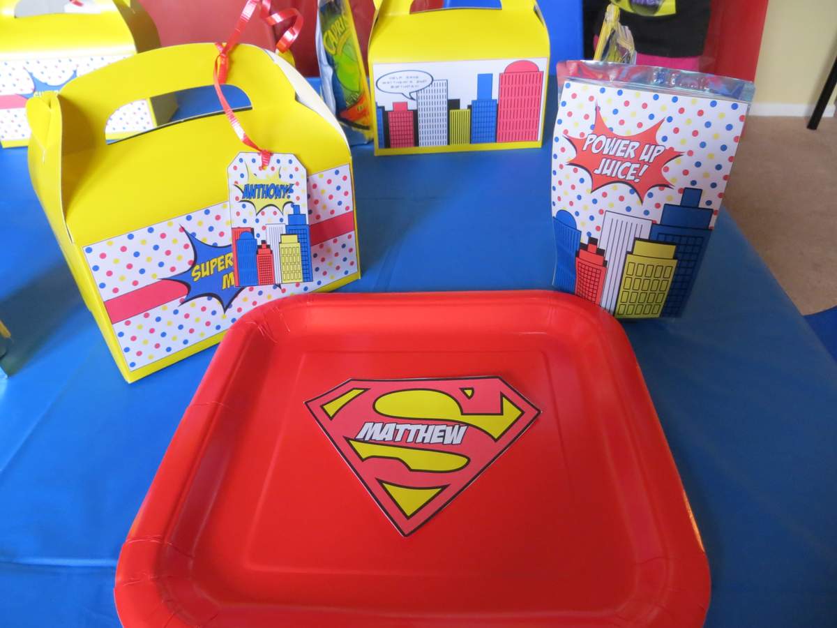 Superman Birthday Party Ideas | Photo 9 of 39 | Catch My Party