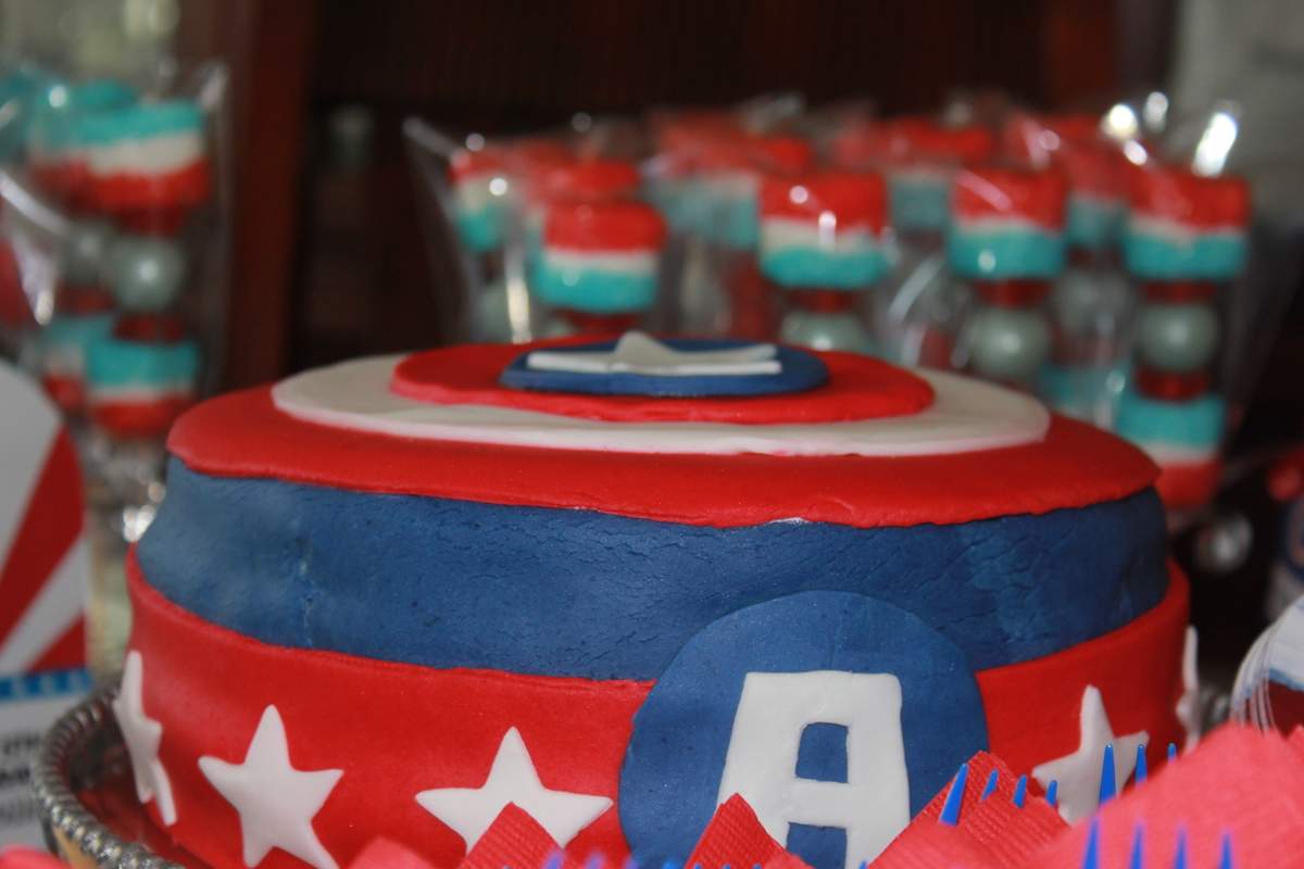 Captain America Birthday Party Ideas | Photo 24 of 26 | Catch My Party