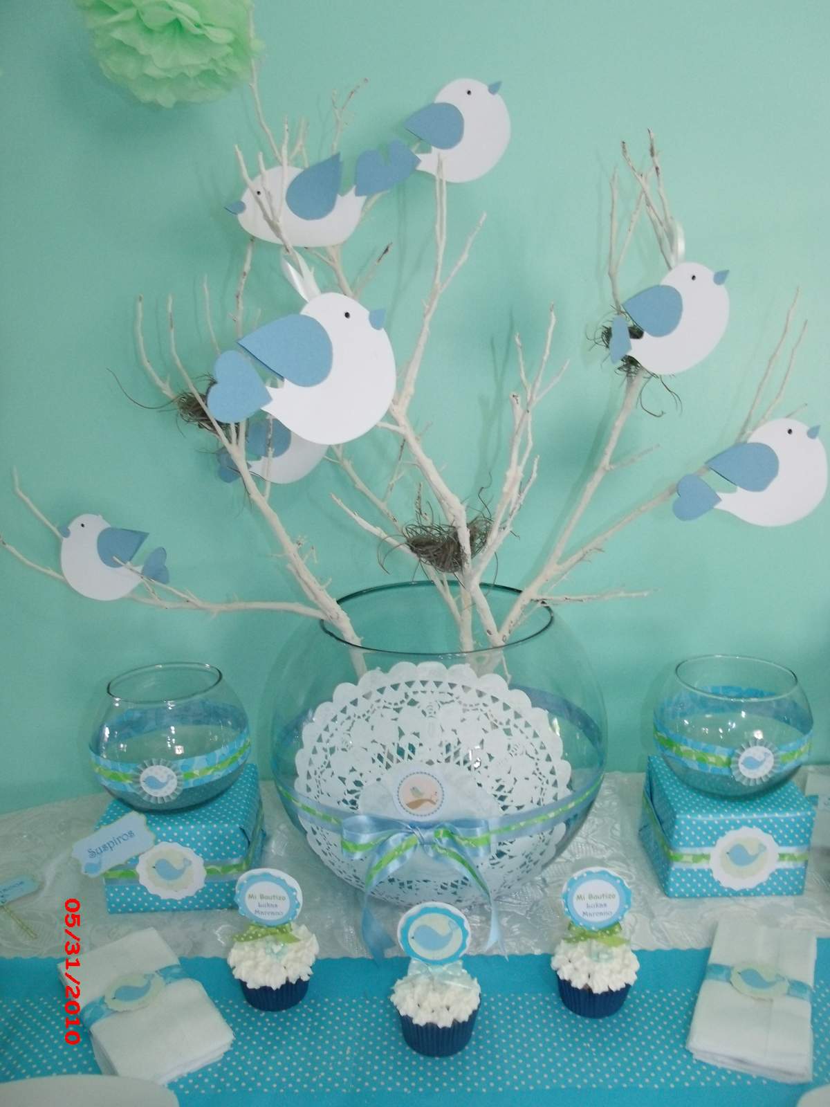 Birds Baptism Party Ideas | Photo 5 of 25 | Catch My Party