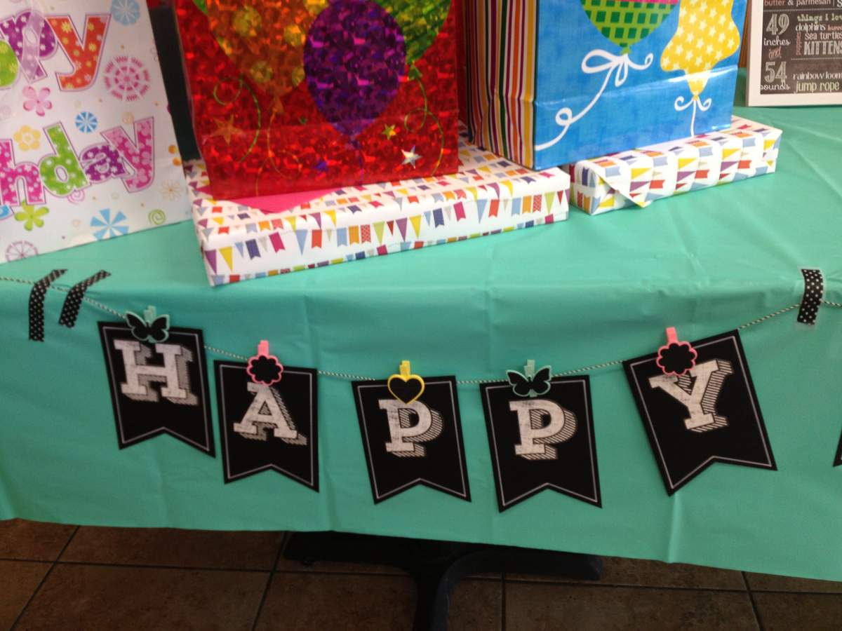 Chalkboard Birthday Party Ideas | Photo 1 of 6 | Catch My Party