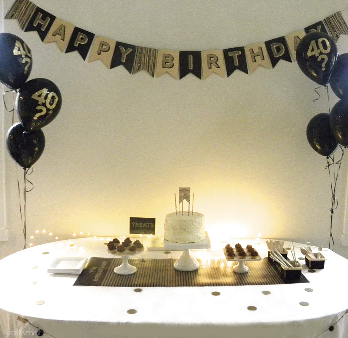 40SOMETHING Birthday Party Ideas | Photo 4 of 11 | Catch My Party