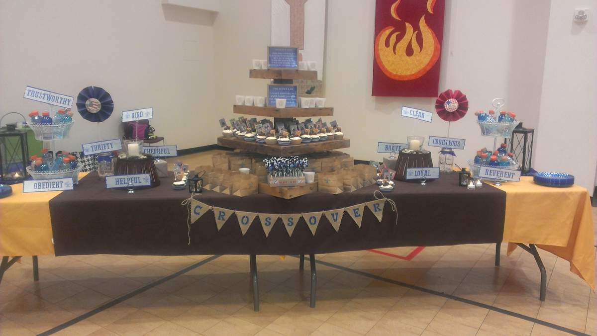 Scouting Scout Crossover Ceremony Party Ideas | Photo 10 of 13 | Catch ...