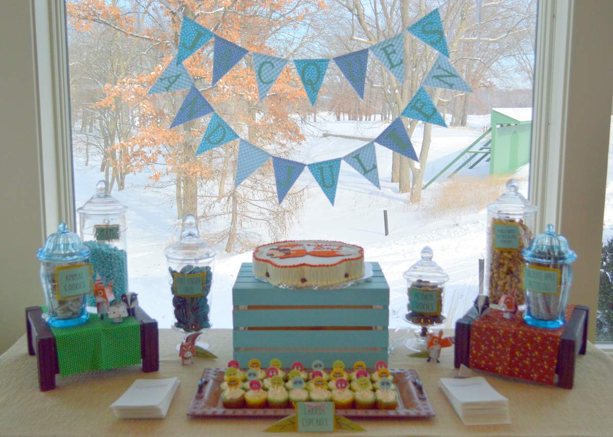 Forest Friends Baby Shower Party Ideas | Photo 1 of 20 | Catch My Party