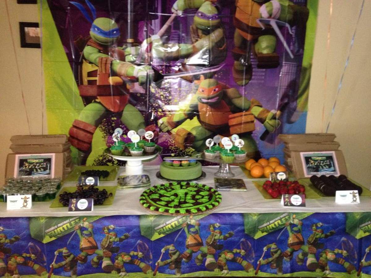 TMNT, Teenage Mutant Ninja Turtles Birthday Party Ideas | Photo 1 of 22 ...