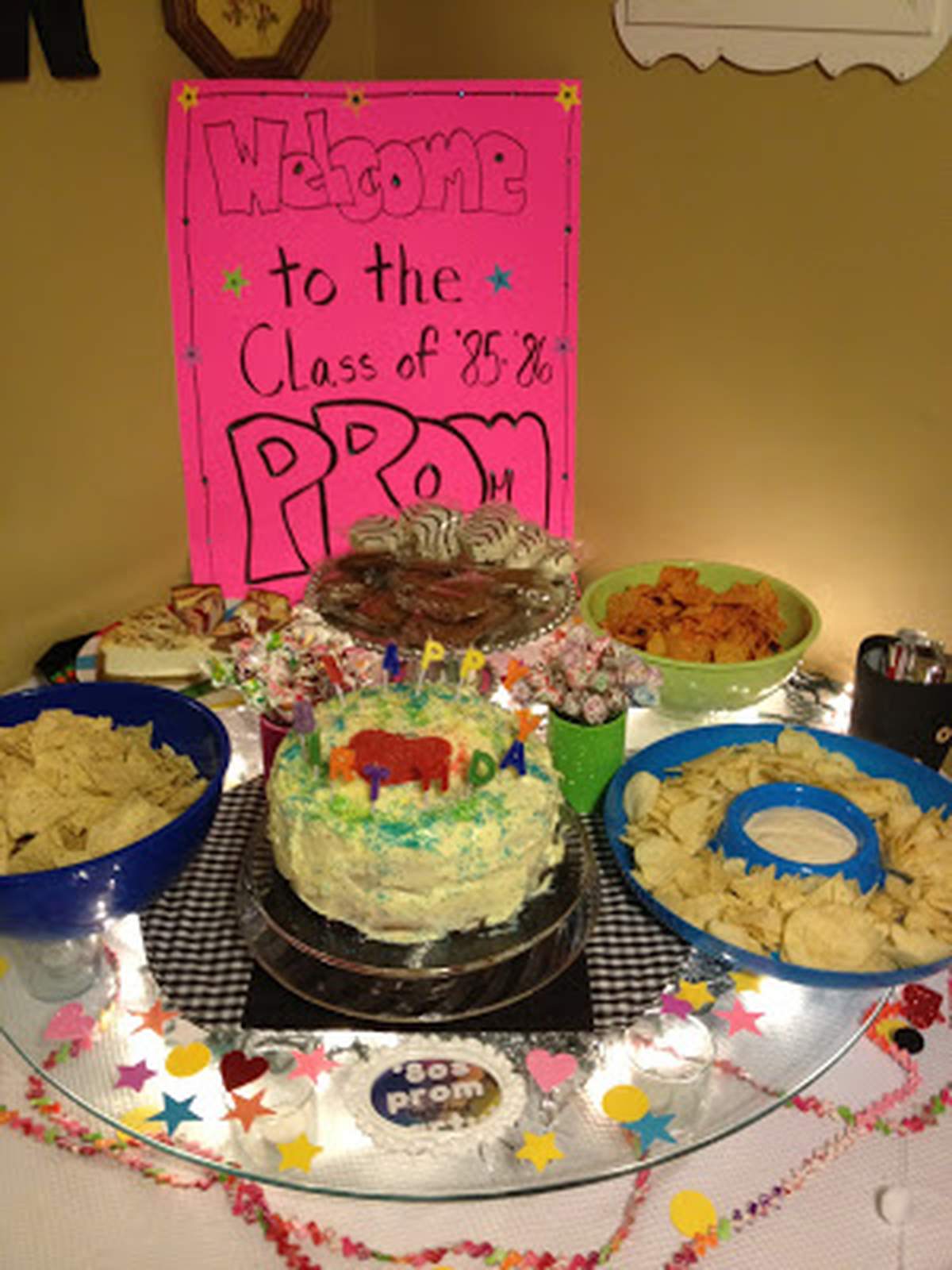 80s Prom Party Birthday Party Ideas | Photo 21 of 21 | Catch My Party