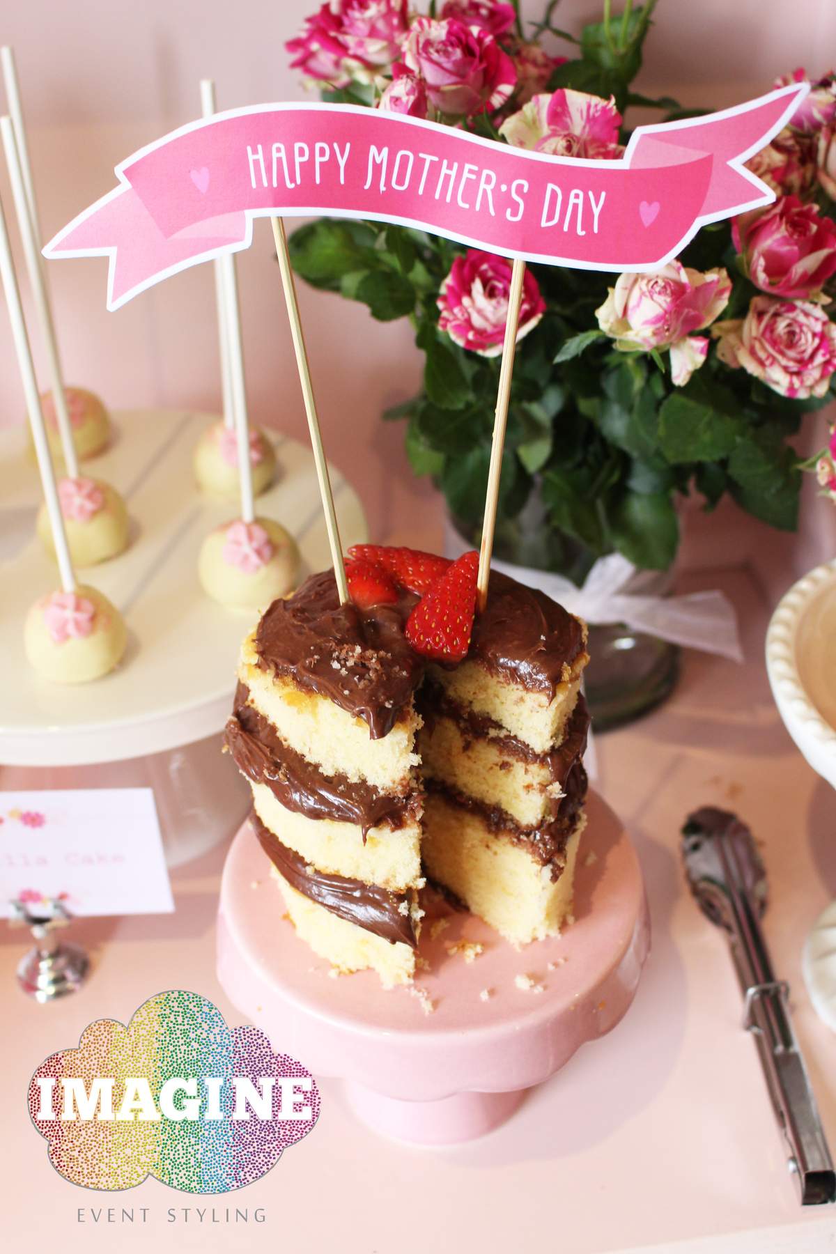 Pink Floral Mother's Day Party Ideas | Photo 1 of 23 | Catch My Party