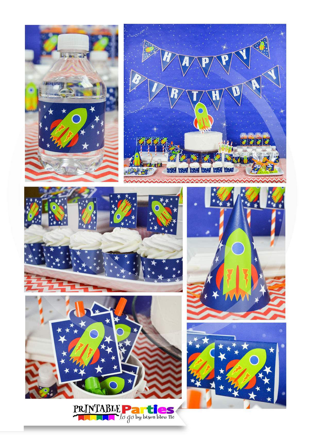 Rockets and Spaceships Birthday Party Ideas | Photo 15 of 24 | Catch My ...