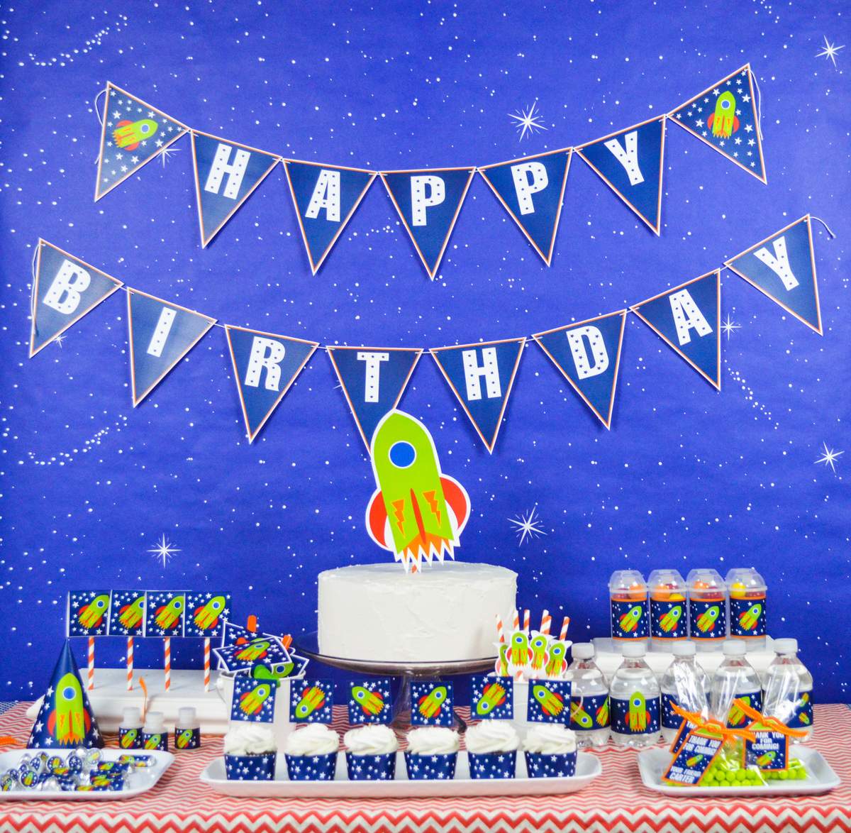 Rockets and Spaceships Birthday Party Ideas | Photo 5 of 24 | Catch My ...