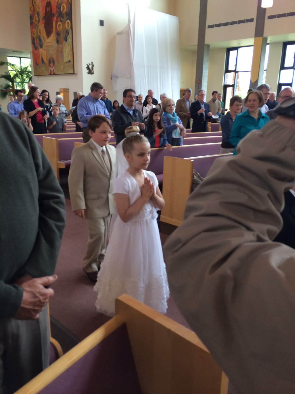 White Vintage First Communion Party Ideas | Photo 8 of 31 | Catch My Party