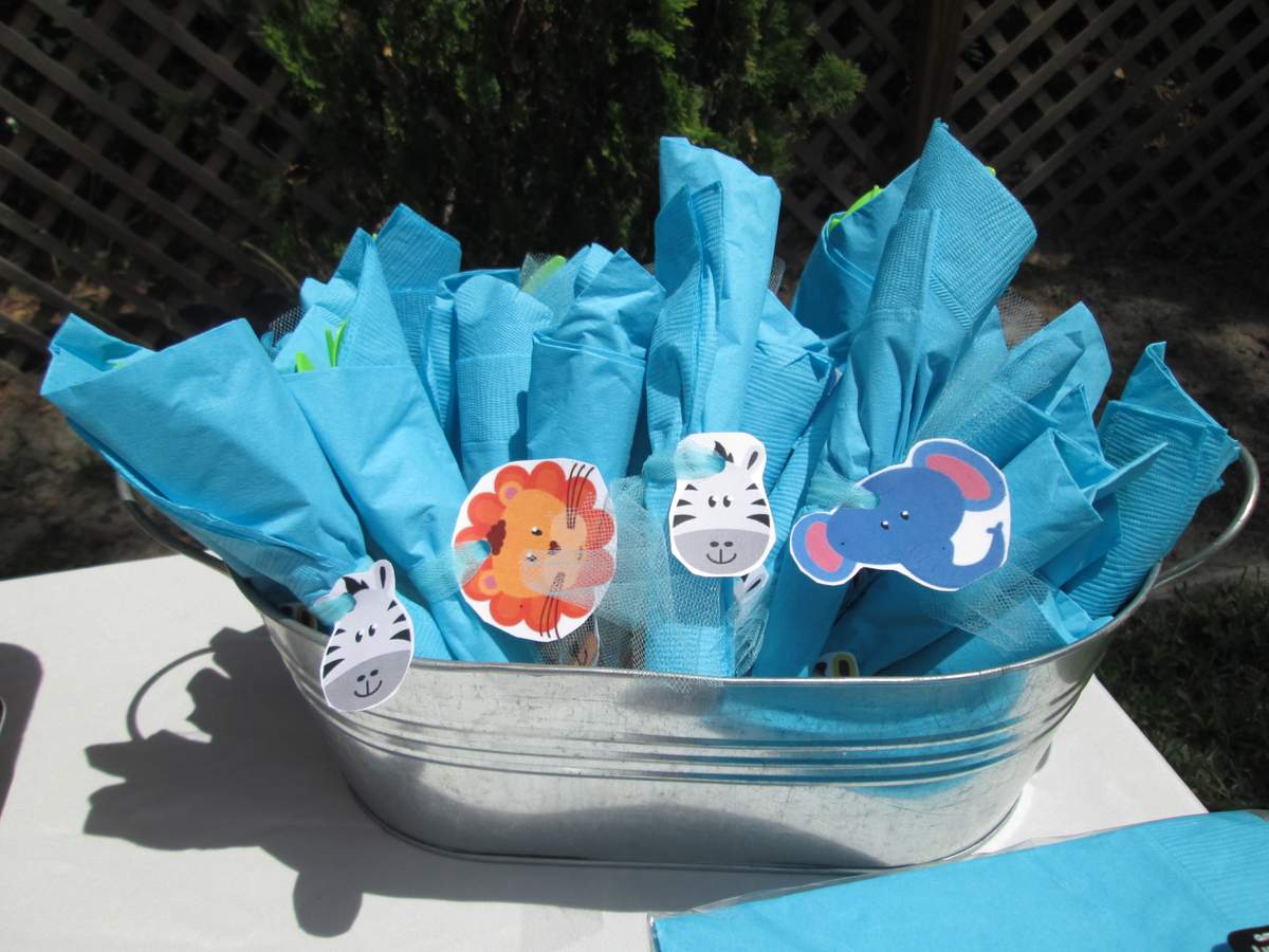 zoo Animals Baby Shower Party Ideas | Photo 3 of 15 | Catch My Party