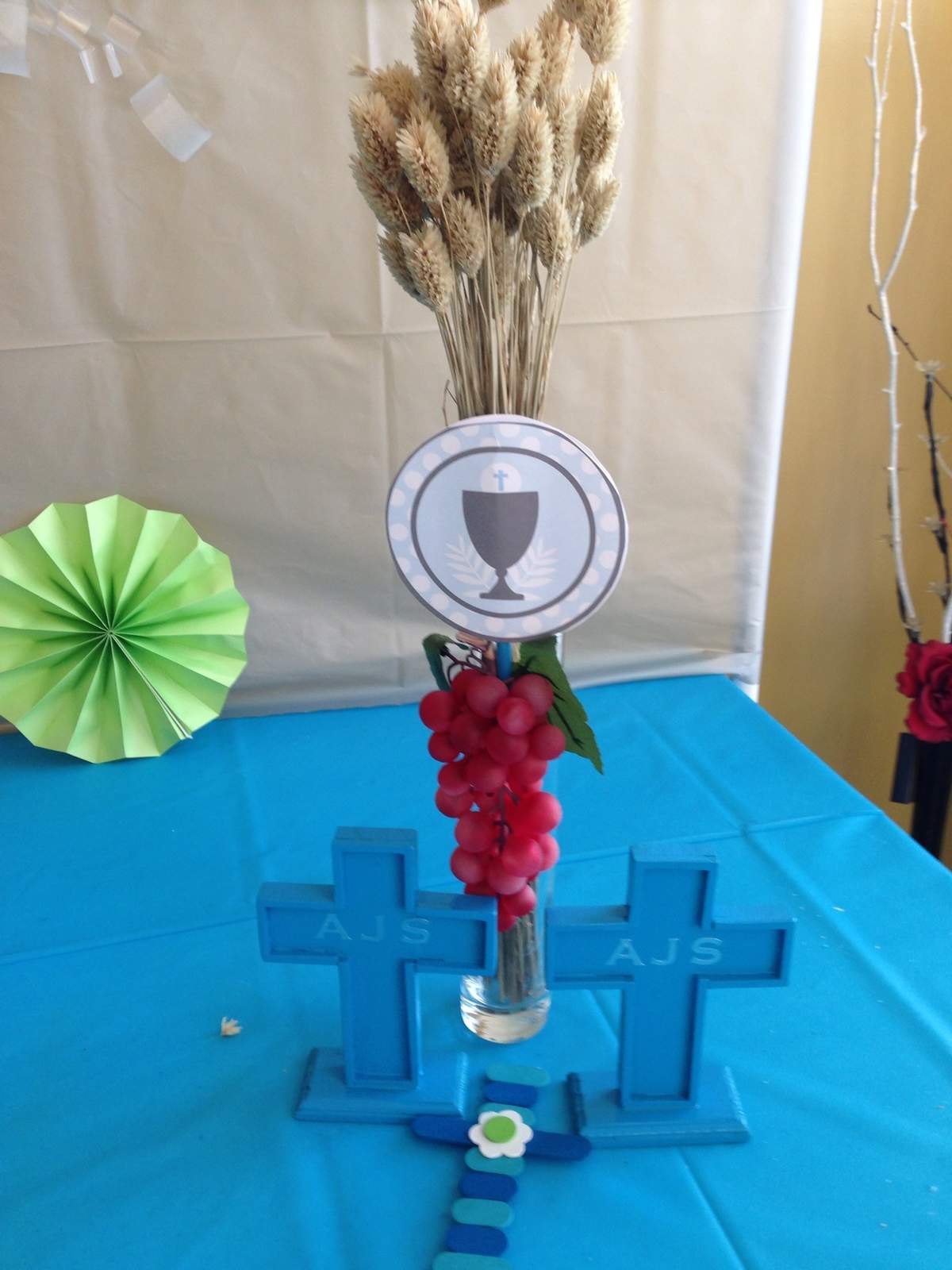 Blue and Silver First Communion Party Ideas | Photo 10 of 12 | Catch My ...