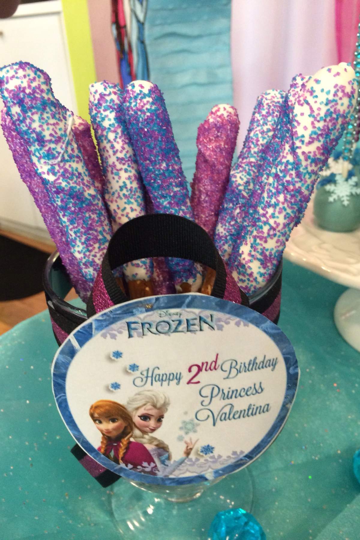 Queen Elsa, Princess Anna & Princess Valentina Birthday Party Ideas ...