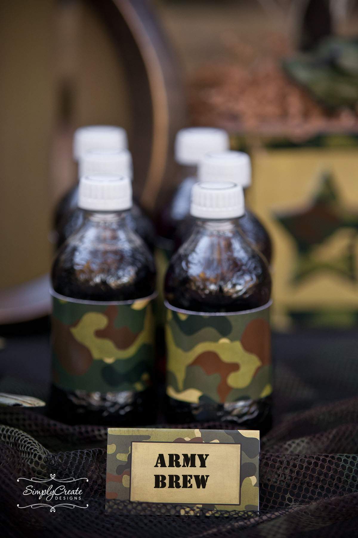 Army/Camouflage Birthday Party Ideas | Photo 3 of 21 | Catch My Party