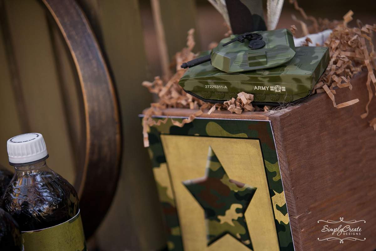 Army/Camouflage Birthday Party Ideas | Photo 2 of 21 | Catch My Party