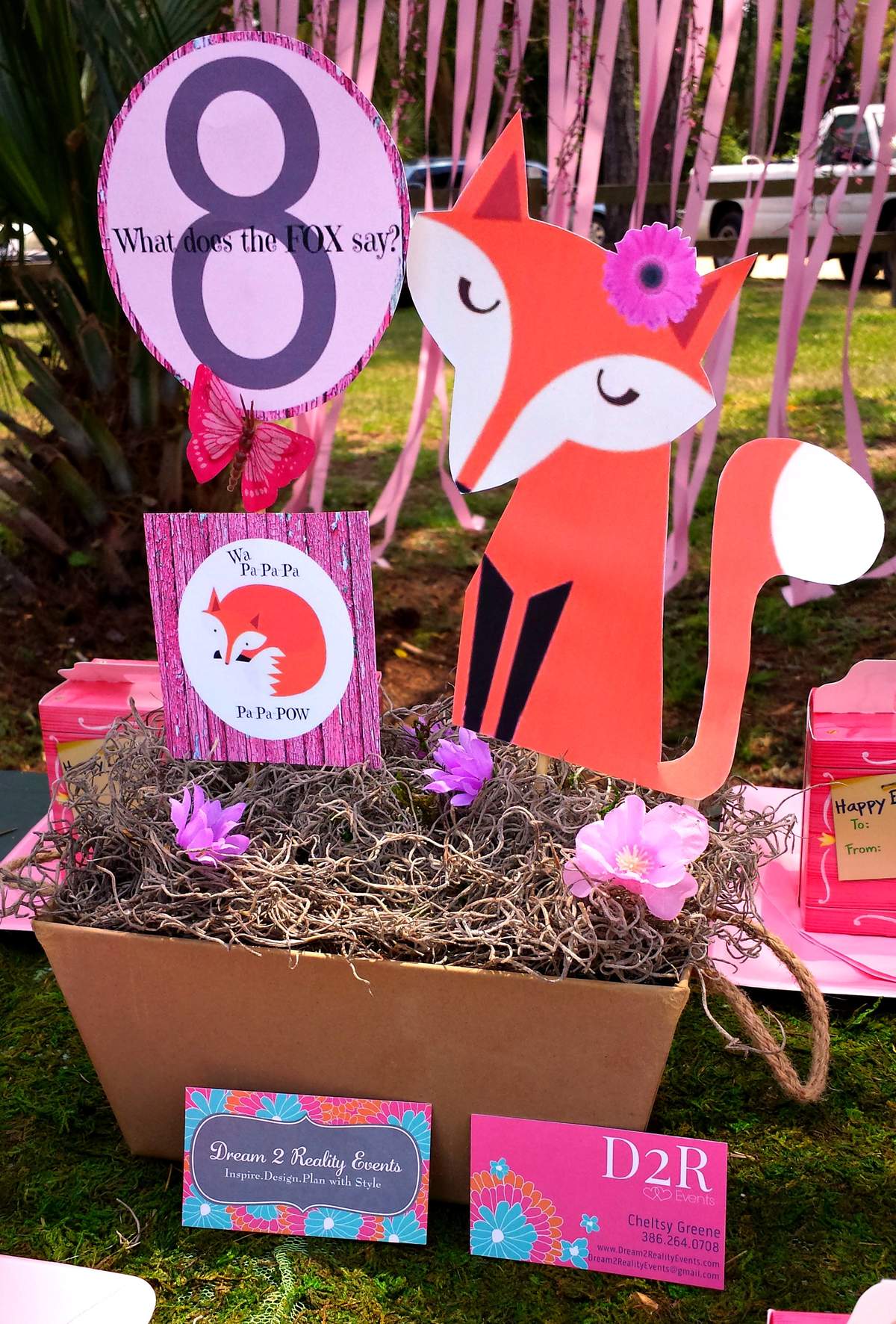 What Does the Fox Say? Birthday Party Ideas | Photo 4 of 25 | Catch My ...