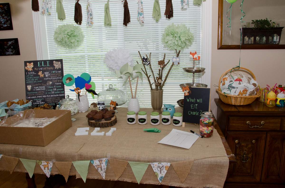 Woodland Animals Birthday Party Ideas | Photo 13 of 31 | Catch My Party