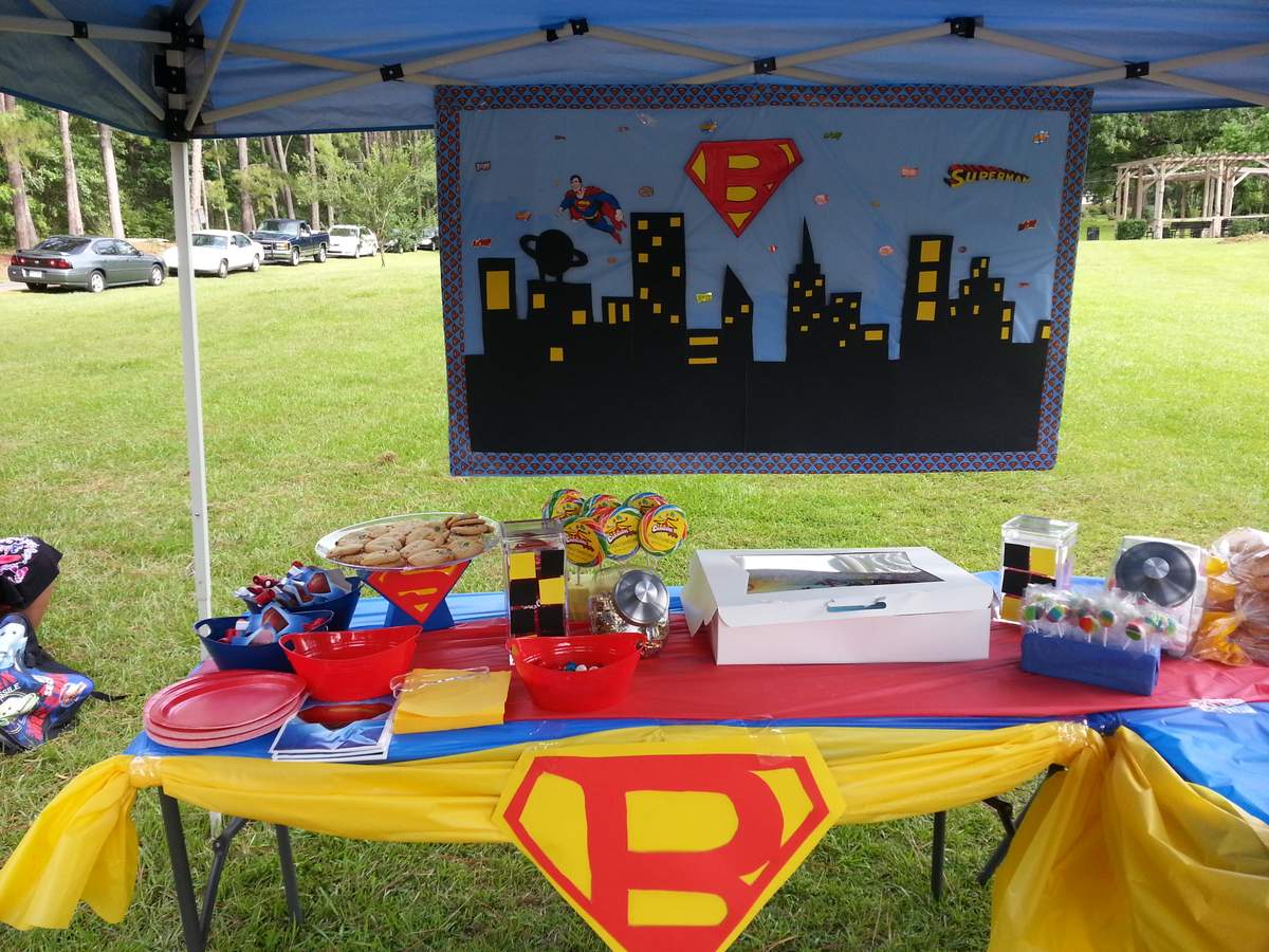 Superman Birthday Party Ideas | Photo 1 of 14 | Catch My Party