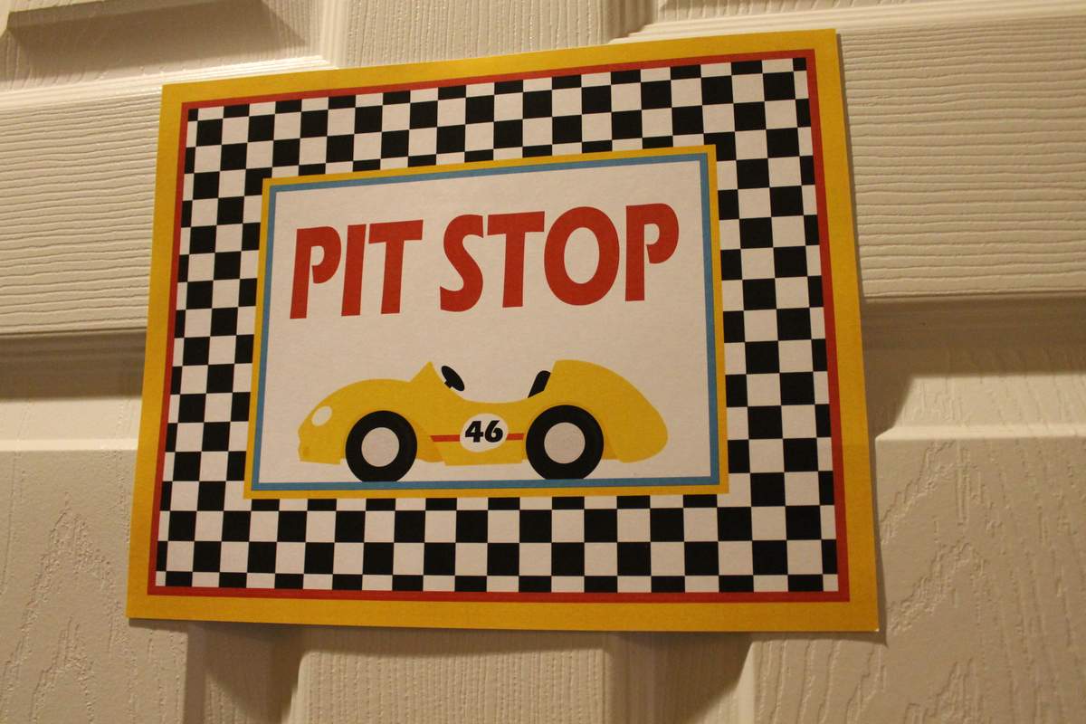 Race Car Birthday Party Ideas | Photo 1 of 30 | Catch My Party
