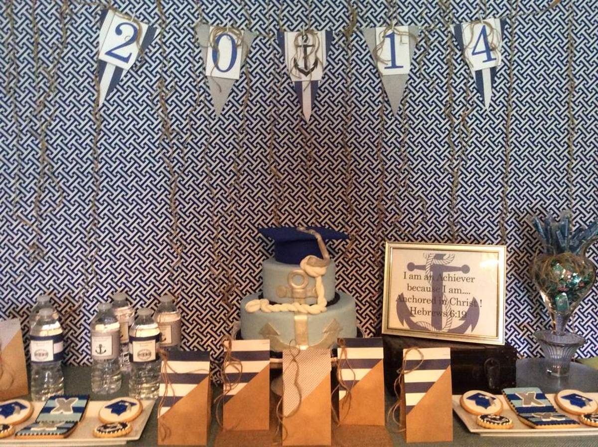 Nautical Graduation/End of School Party Ideas | Photo 1 of 8 | Catch My ...