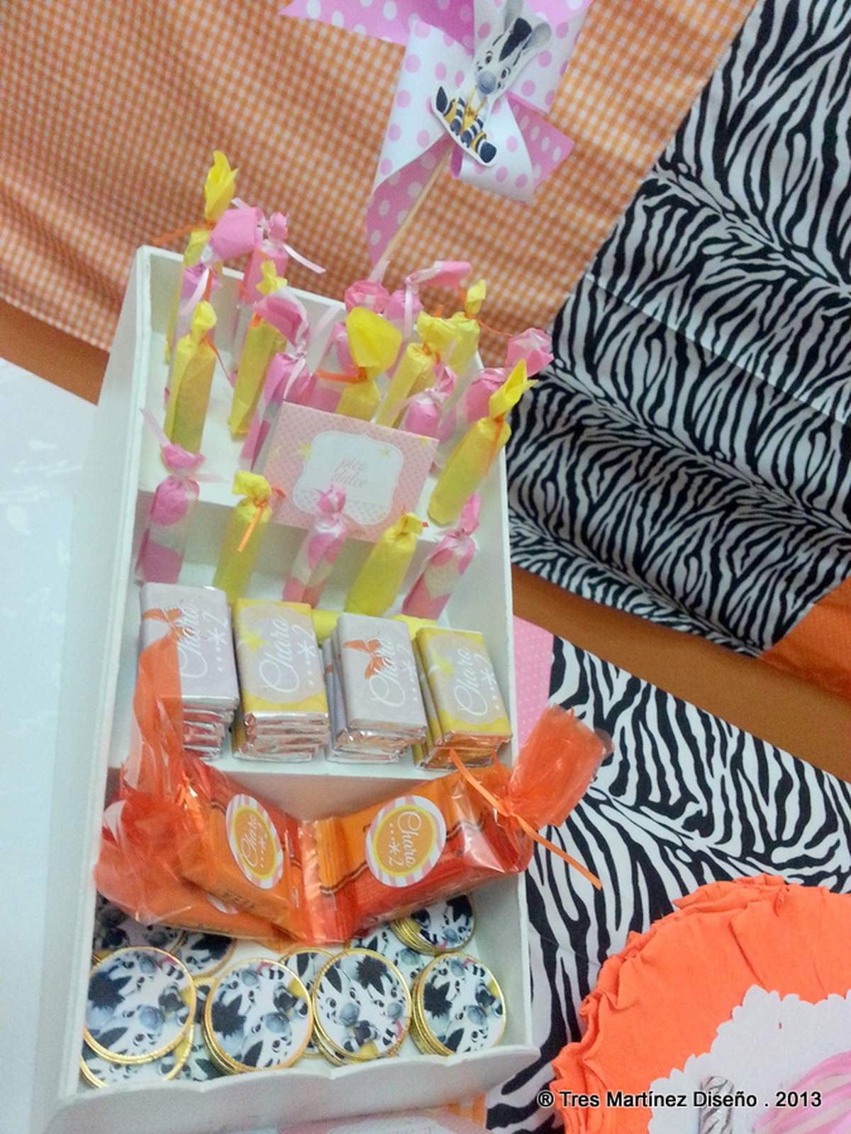 Pink/Zebra Theme Birthday Party Ideas | Photo 8 of 21 | Catch My Party