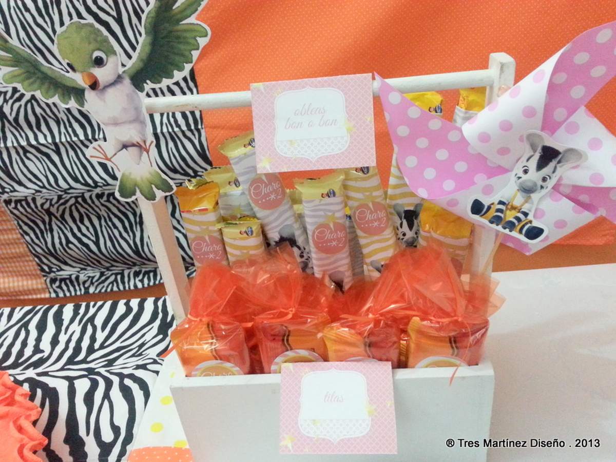 Pink/Zebra Theme Birthday Party Ideas | Photo 8 of 21 | Catch My Party