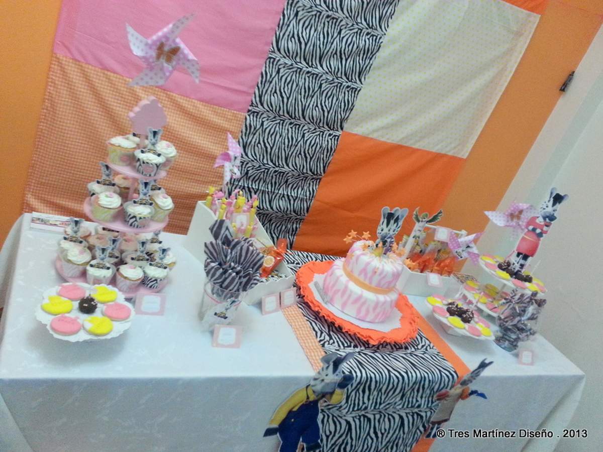 Pink/Zebra Theme Birthday Party Ideas | Photo 8 of 21 | Catch My Party
