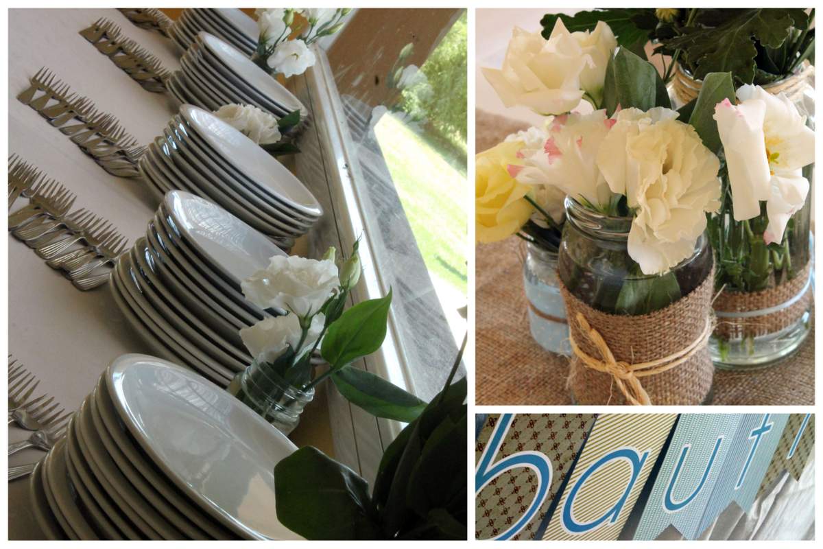 Rustic Baptism Party Ideas | Photo 11 of 35 | Catch My Party