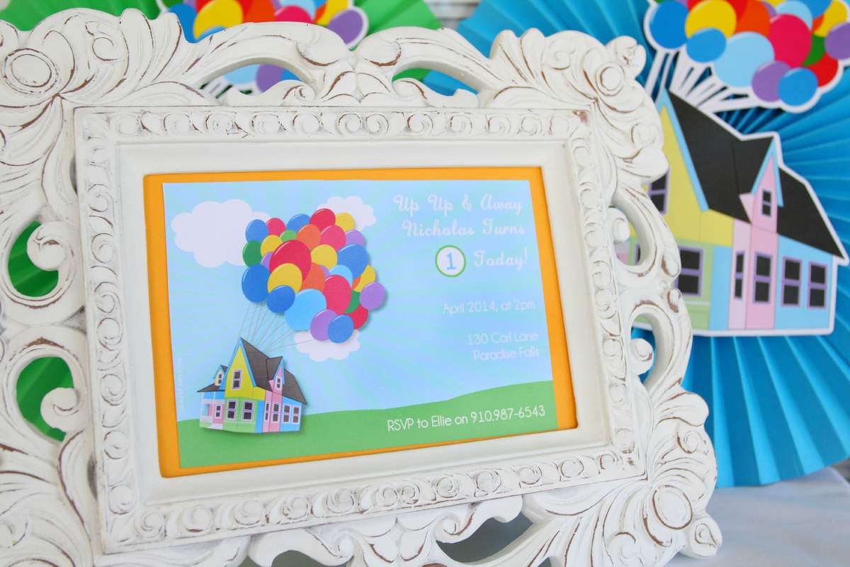 Disney's Up Inspired 1st Birthday Birthday Party Ideas | Photo 1 of 47 ...